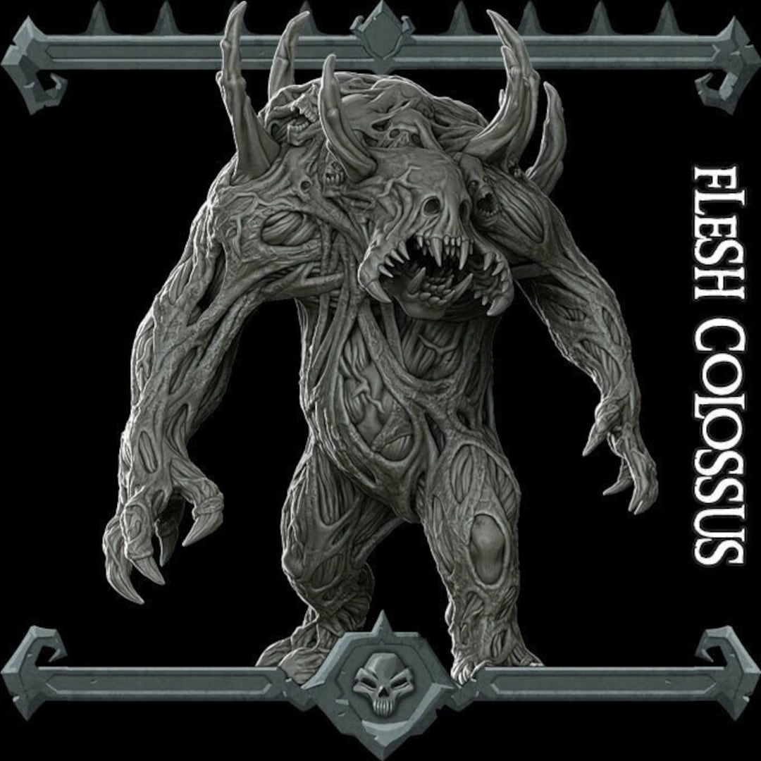 Flesh Colossus - Rocket Pig Games Wargaming Dnd D&D - Etsy