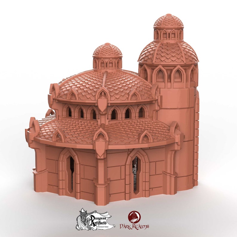 Atlantean Building 2 - Atlantis - Dark Realms Terrain Wargaming D&D Dnd ...