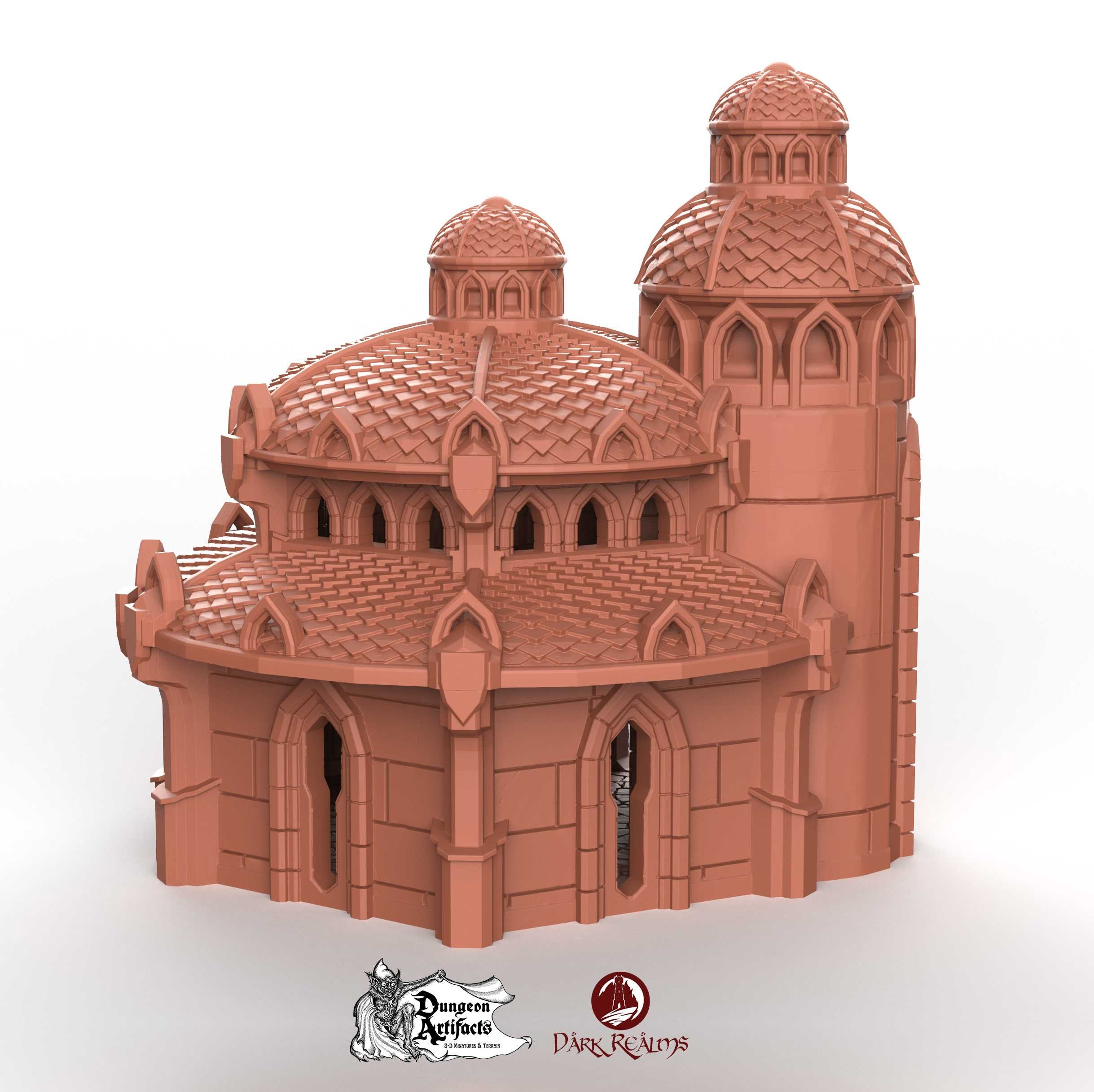Atlantean Building 2 - Atlantis - Dark Realms Terrain Wargaming D&D Dnd ...
