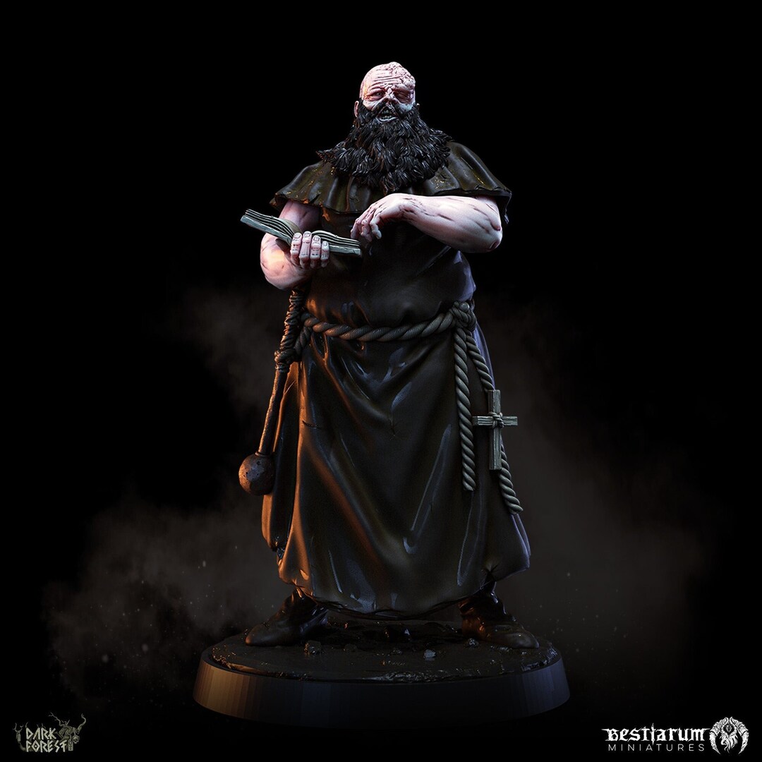 Mendicant Friar | Dark Forest | Bestiarum | Miniatures D&D Wargaming ...