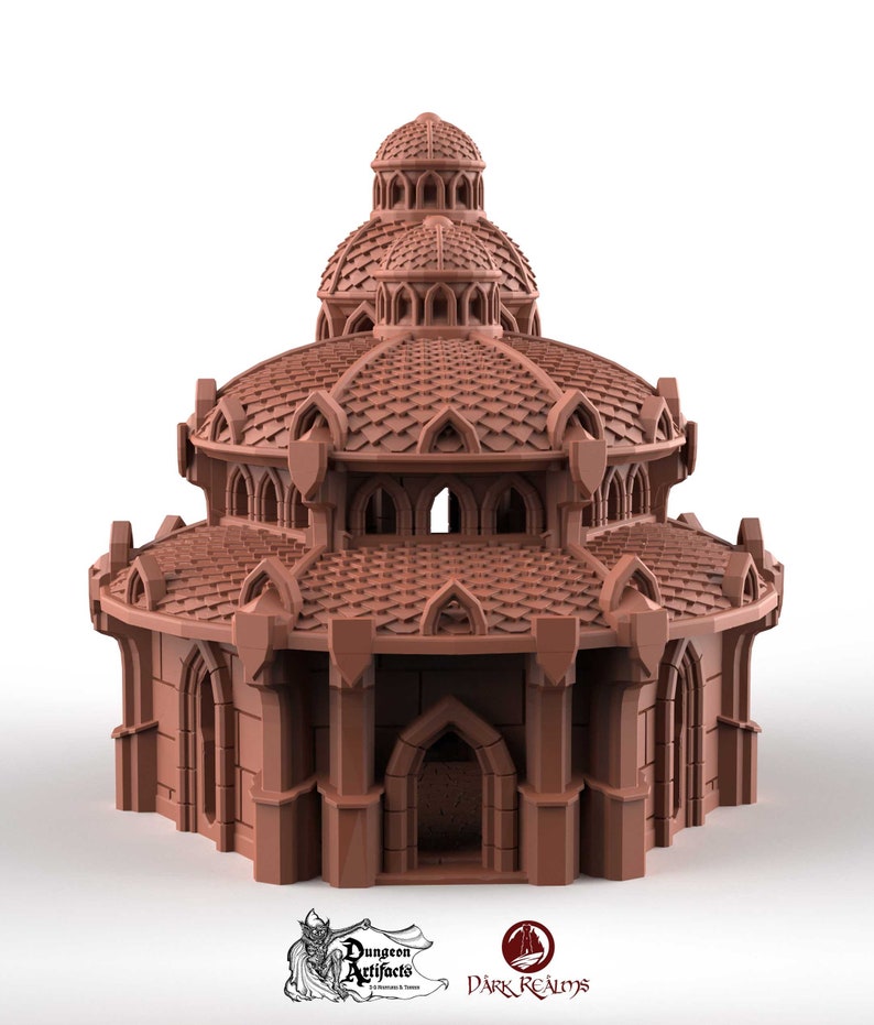 Atlantean Building 2 - Atlantis - Dark Realms Terrain Wargaming D&D Dnd ...