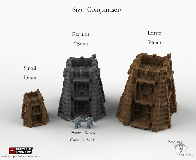 Sithic Outpost Guard Tower 28mm 32mm Printable Scenery - Etsy