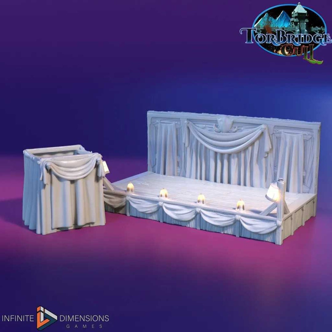 The Stage - Torbridge Cull - Infinite Dimensions Terrain Wargaming D&D ...