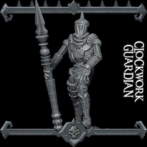 Clockwork Guardian Rocket Pig Wargaming D D Dnd - Etsy