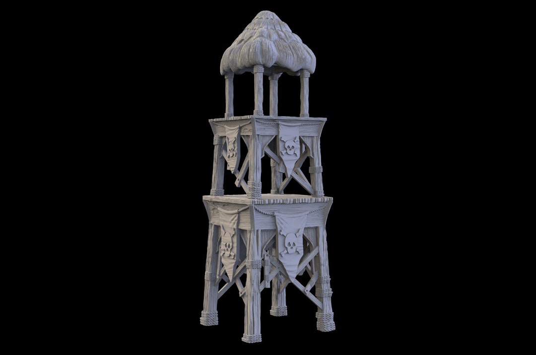 Pirates Watchtower - Pirates Vs Sailors Nightmare at Sea - Tabletop ...