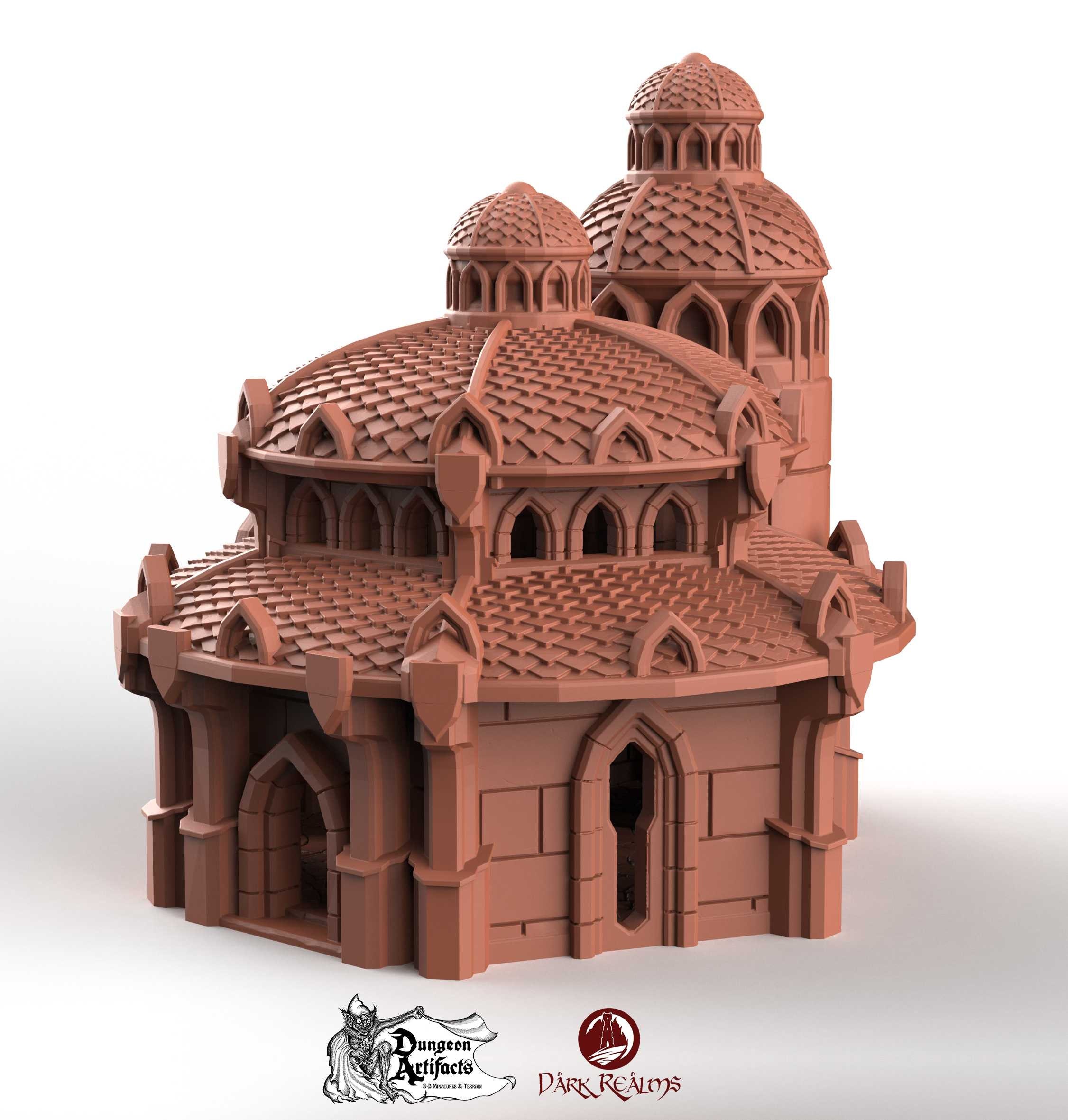 Atlantean Building 2 - Atlantis - Dark Realms Terrain Wargaming D&D Dnd ...