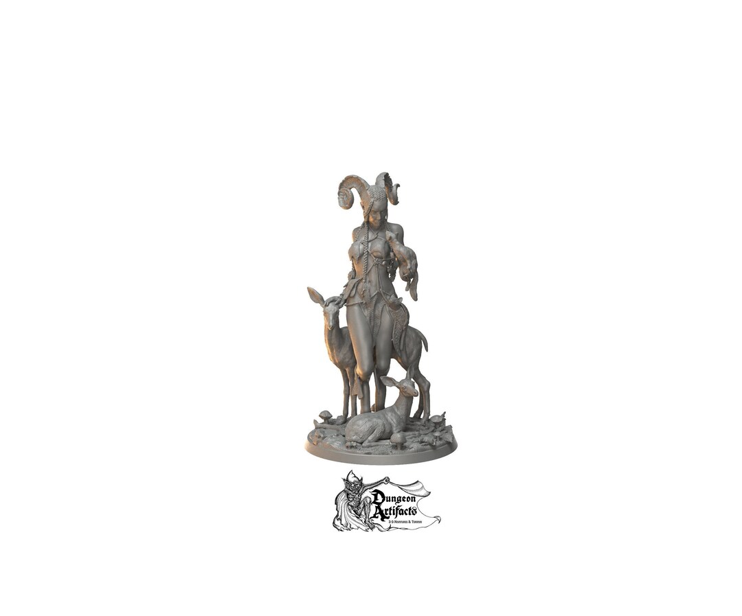Faun - Forest Spirit - Printomancer3d Printomancer Miniatures Wargaming ...