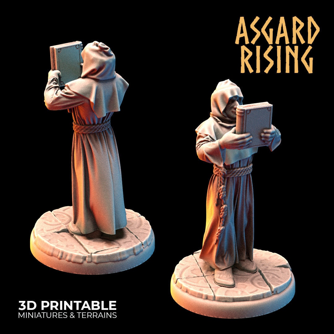 Monk Set - Monks Friars Regular Canons - Asgard Rising Miniatures ...