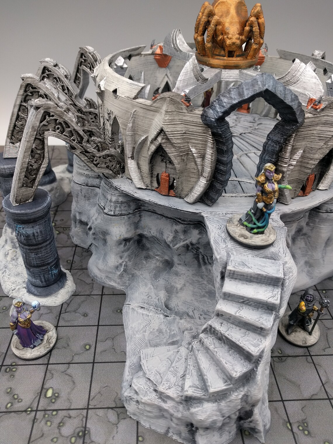 Spider Queen Temple - Skyless Realms 15mm 28mm 32mm Wargaming Terrain ...