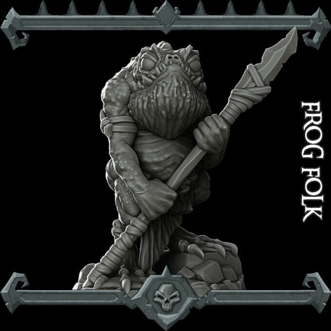 Frog Folk - Rocket Pig Wargaming D&D Dnd - Etsy