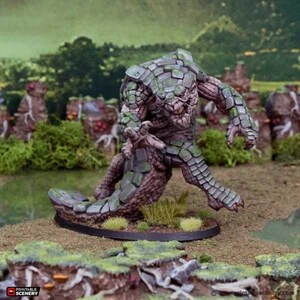 Bridge Troll - the Gloaming Swamps - Printable Scenery Terrain ...