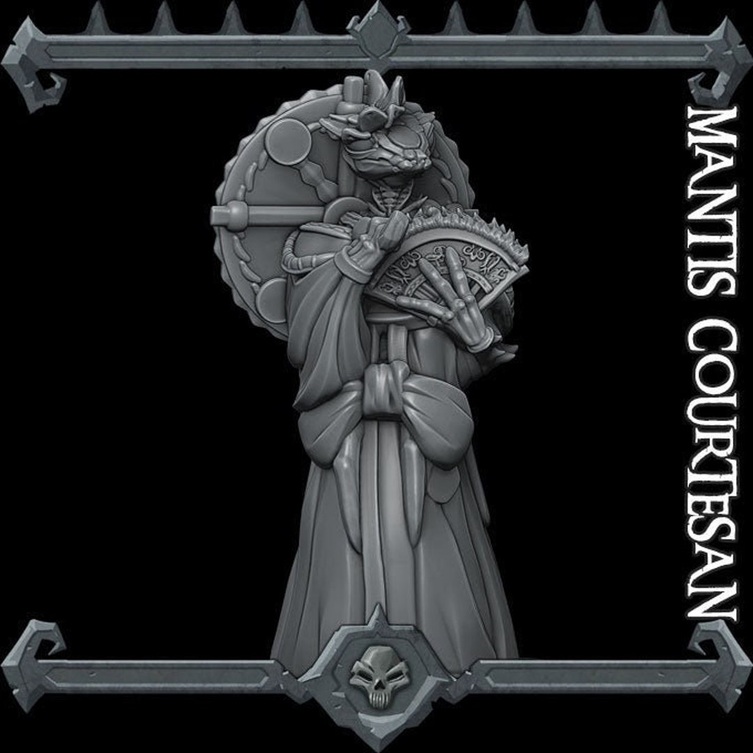 Mantis Courtesan Rocket Pig Wargaming D D Dnd - Etsy