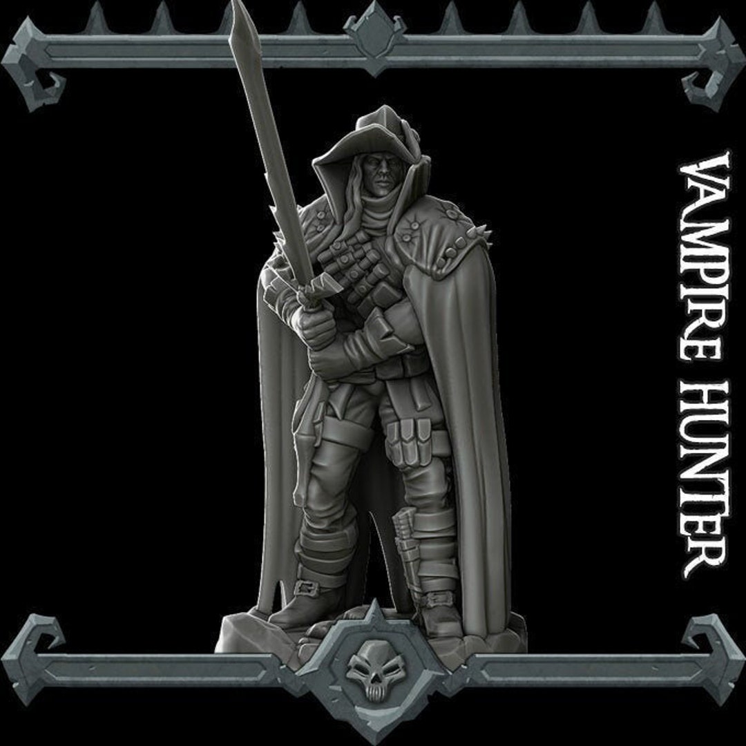 Vampire Hunter - Wargaming Miniatures Monster Rocket Pig Games D&D, Dnd ...