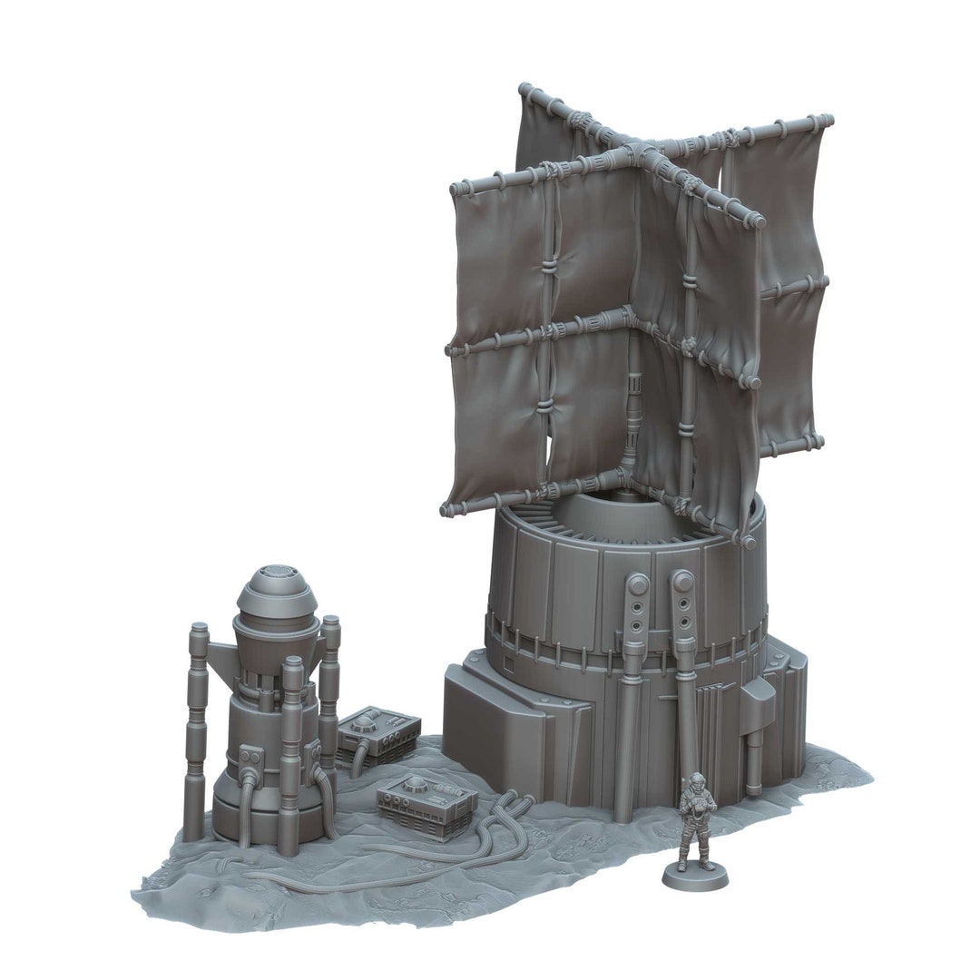 Wind Farm A Distant Outpost Multiverse Terrain Wargaming D&D Dnd - Etsy