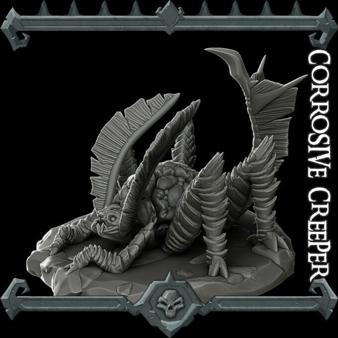 Rust Monster - Corrosive Creeper - Wargaming Miniatures Monster Rocket ...