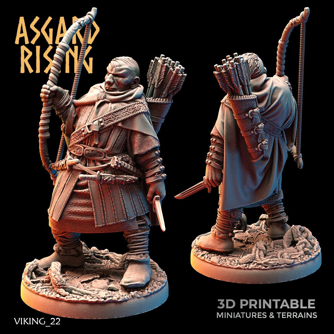 Viking Ranger C - Asgard Rising - Wargaming D&D Dnd - Etsy