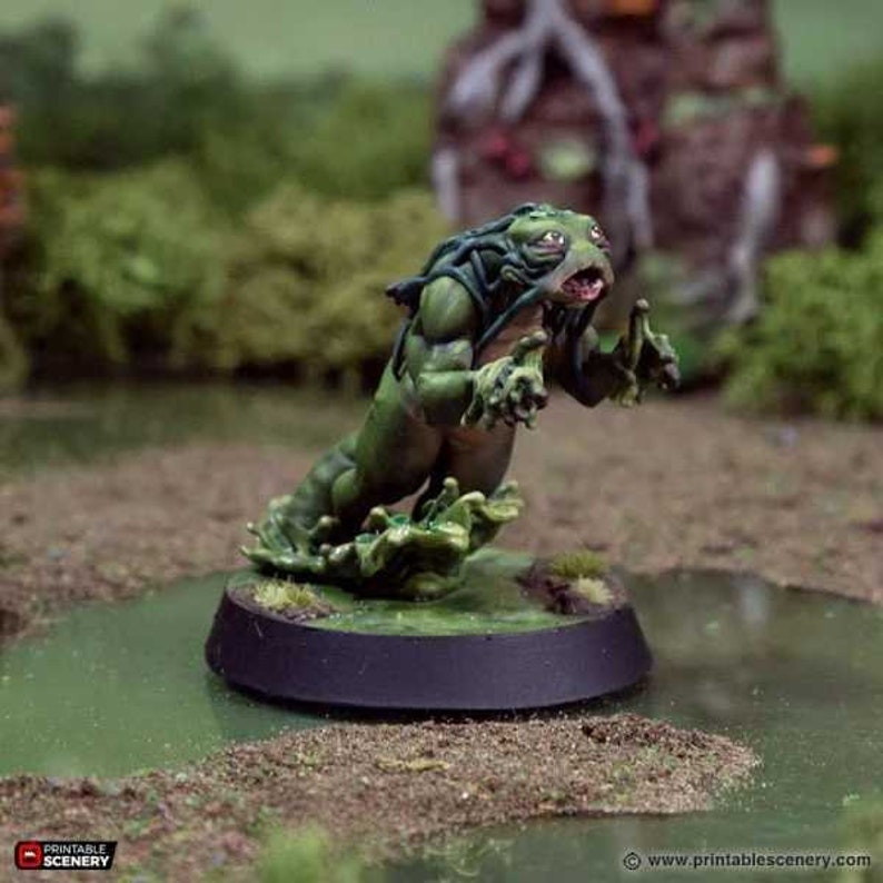 Nixies - the Gloaming Swamps - Printable Scenery Wargaming D&D Dnd 28mm ...