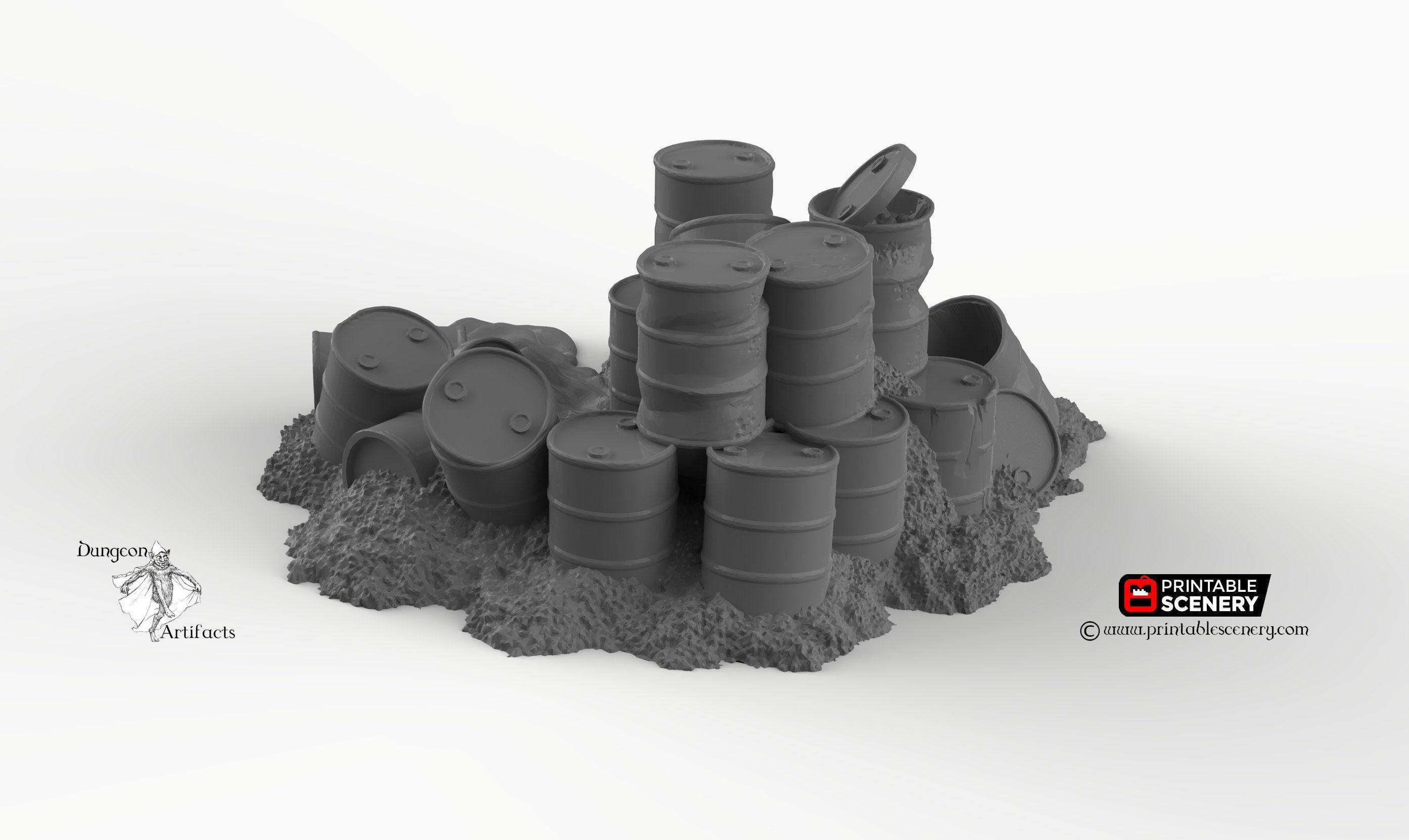 Toxic Waste Pile - Brave New Worlds - Printable Scenery Wasteworld ...