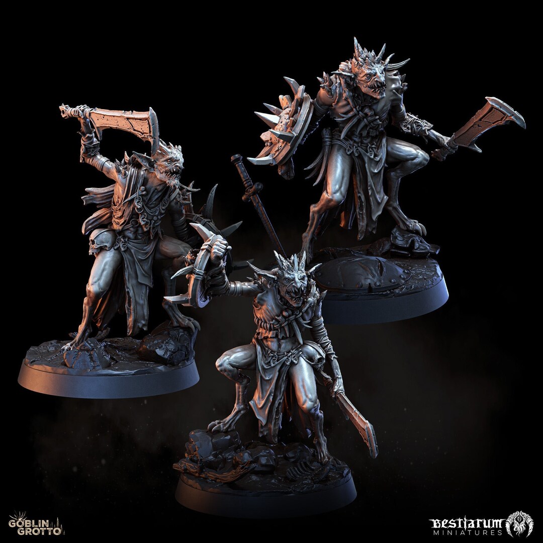 Goblin Grunts | Goblin Grotto | Bestiarum | Miniatures D&D Wargaming ...