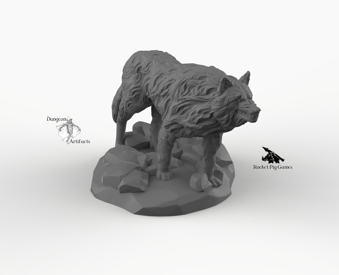 Wolf - Wolves Wargaming Miniatures Monster Rocket Pig Games D&D Dnd ...