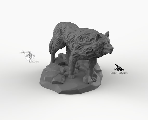 Wolf Wolves Wargaming Miniatures Monster Rocket Pig Games | Etsy
