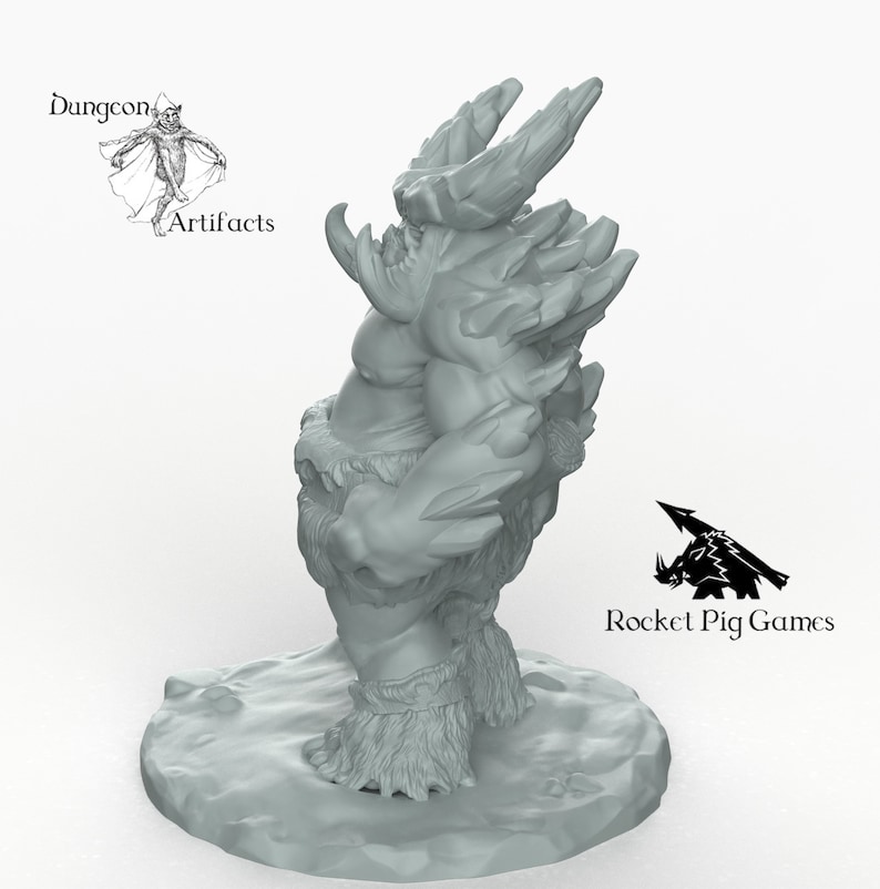 Giant Ice Cyclops - Wargaming Miniatures Monster Rocket Pig Games D&D ...