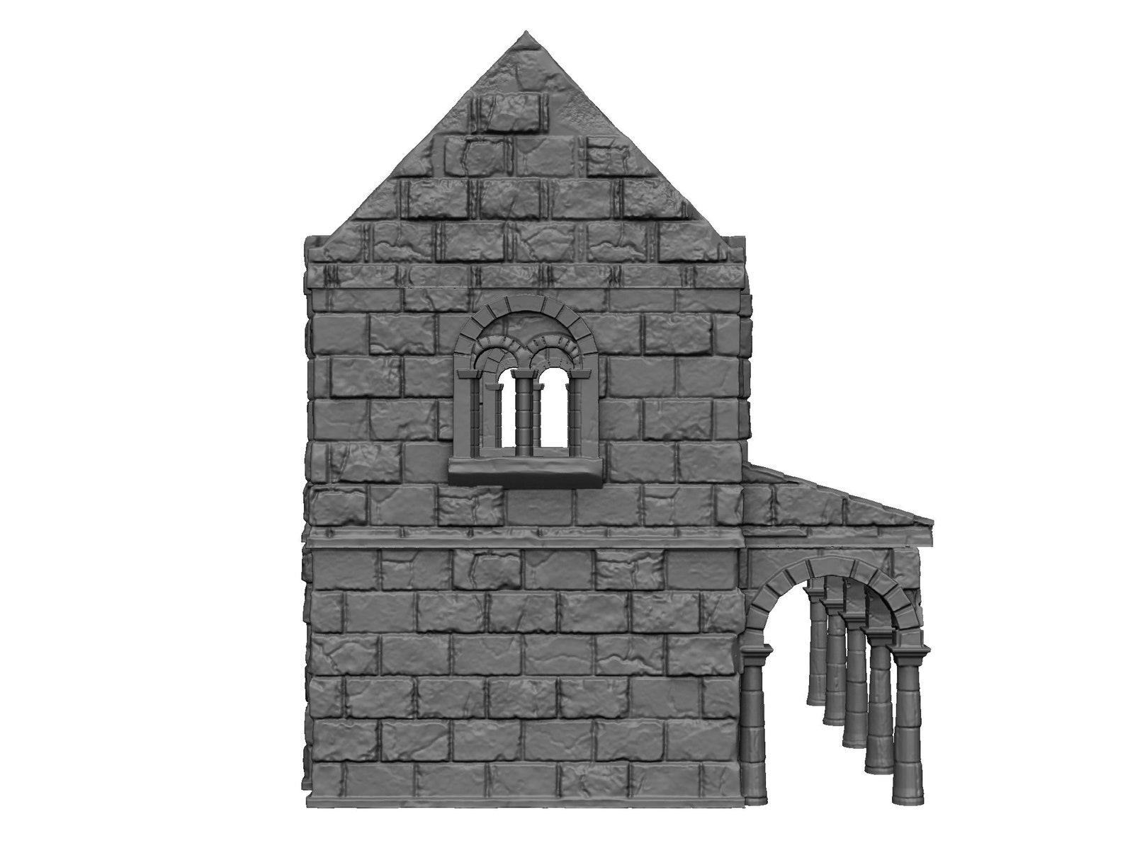 Stone City House 2 - Arkenfel - Dark Realms Terrain Wargaming D&D Dnd ...