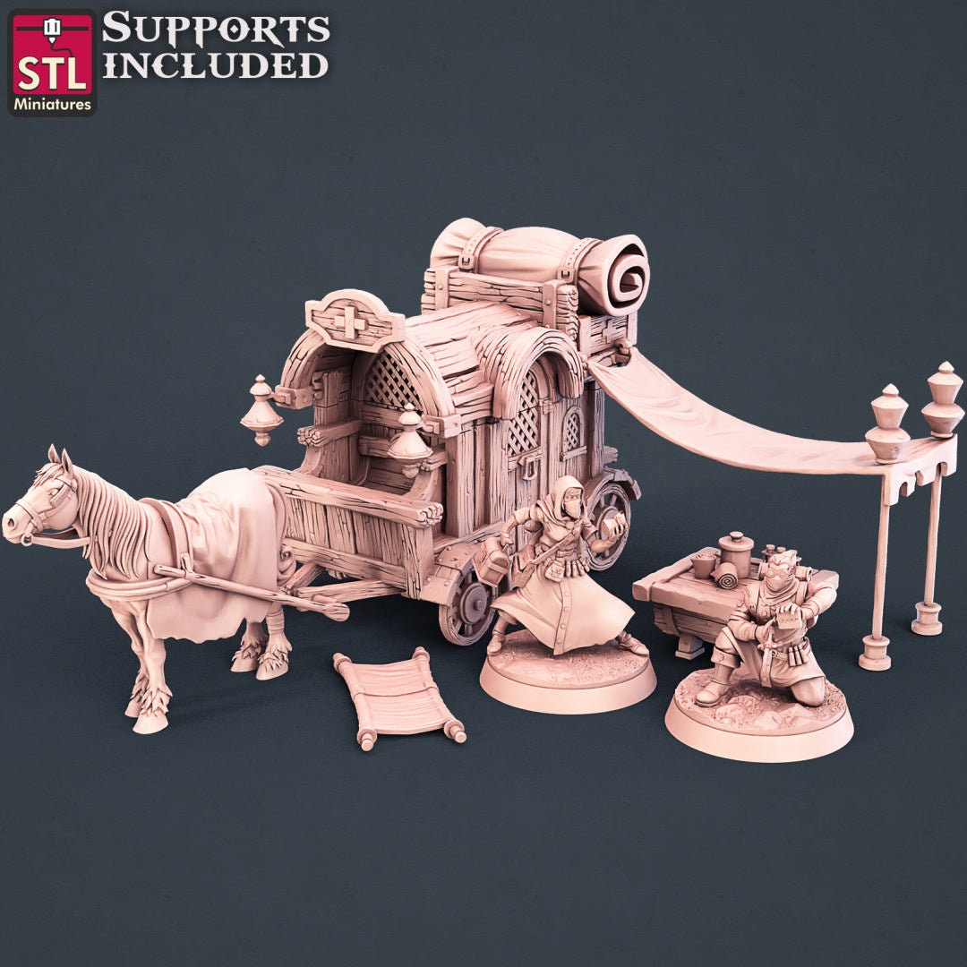 Battlefield Medic Set - STL Miniatures - Wargaming D&d Dnd - Etsy