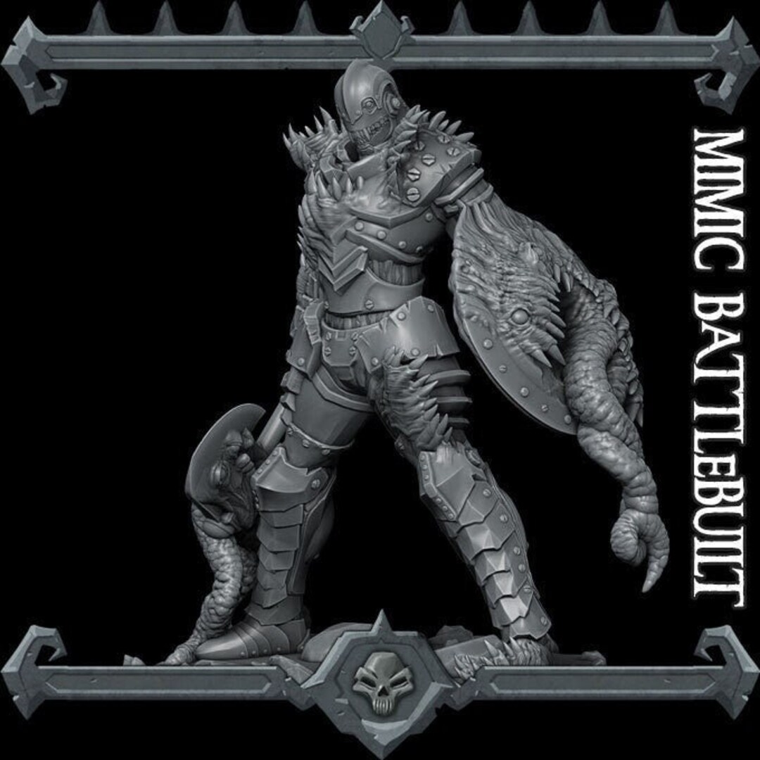 Mimic Battlebuilt - Rocket Pig Wargaming D&D Dnd - Etsy