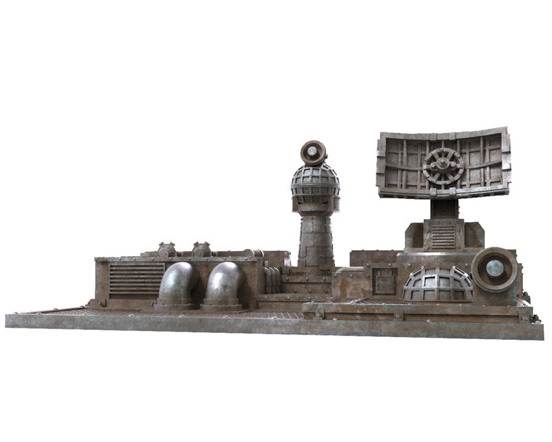 Satellite Installation - Rampage Gothic Terrain , Radar - Etsy