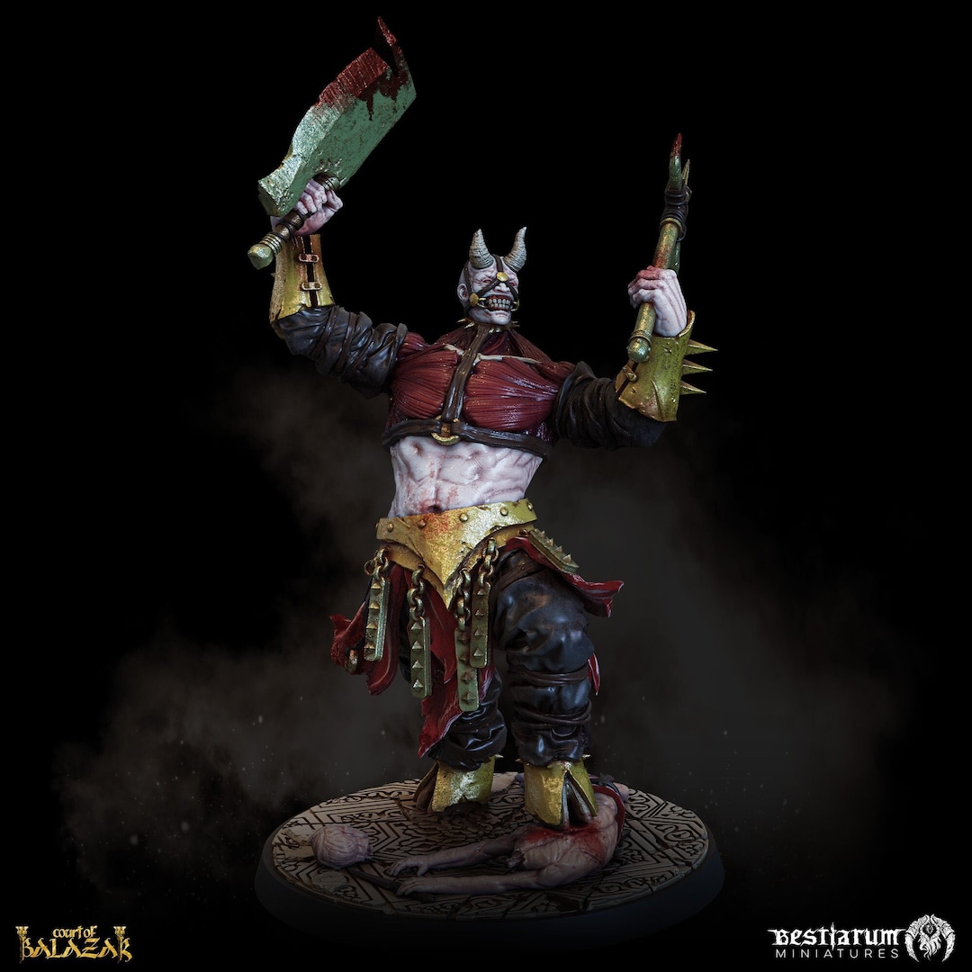 Gladiator Ravager | the Court of Balazar | Bestiarum | Miniatures D&D ...