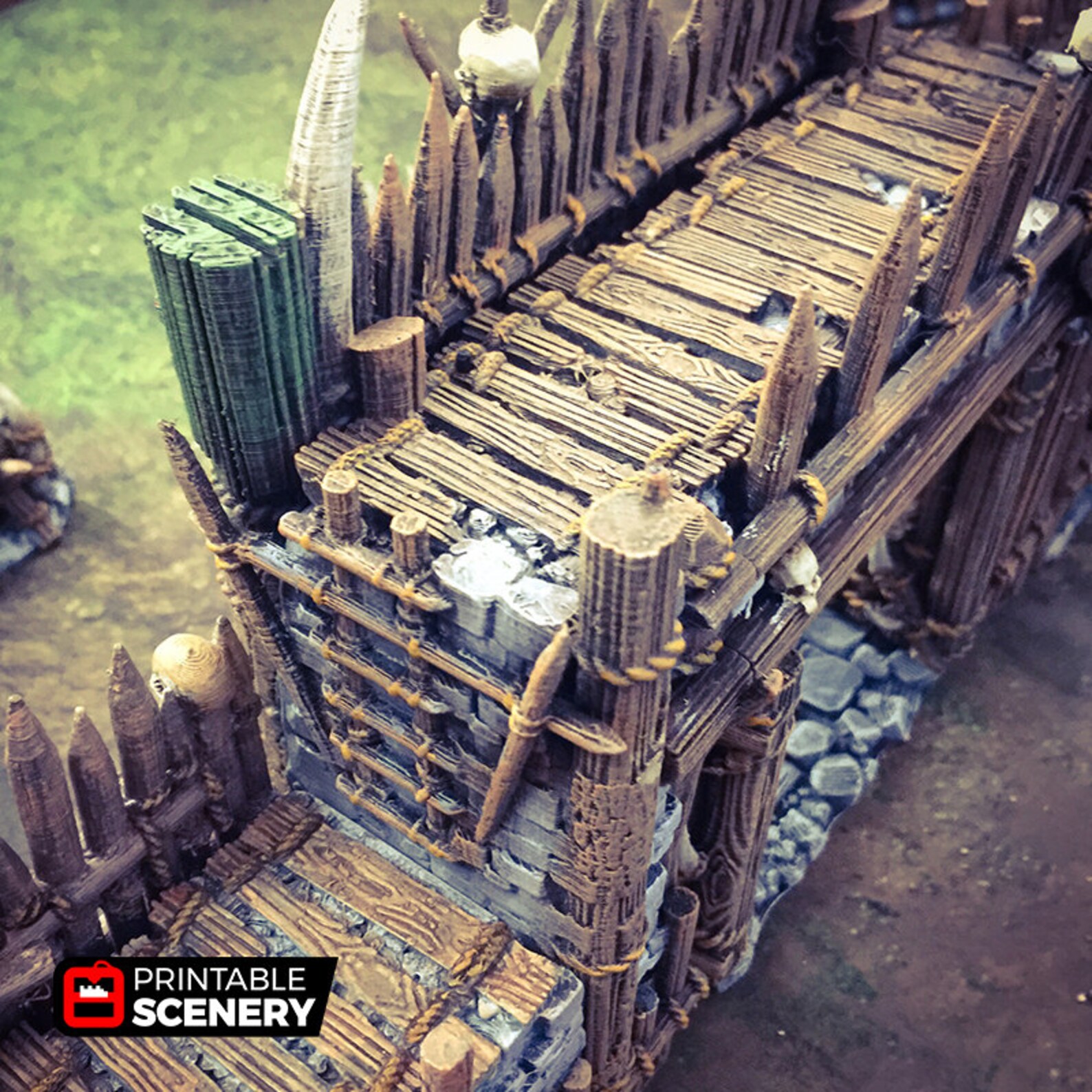 Entry Gates for Tribal Ramparts 28mm 32mm the Lost Islands | Etsy