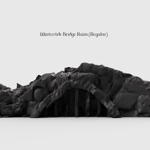 Wintertide Bridge Ruins - 15mm 28mm 32mm Wilds Wargaming Terrain - Etsy