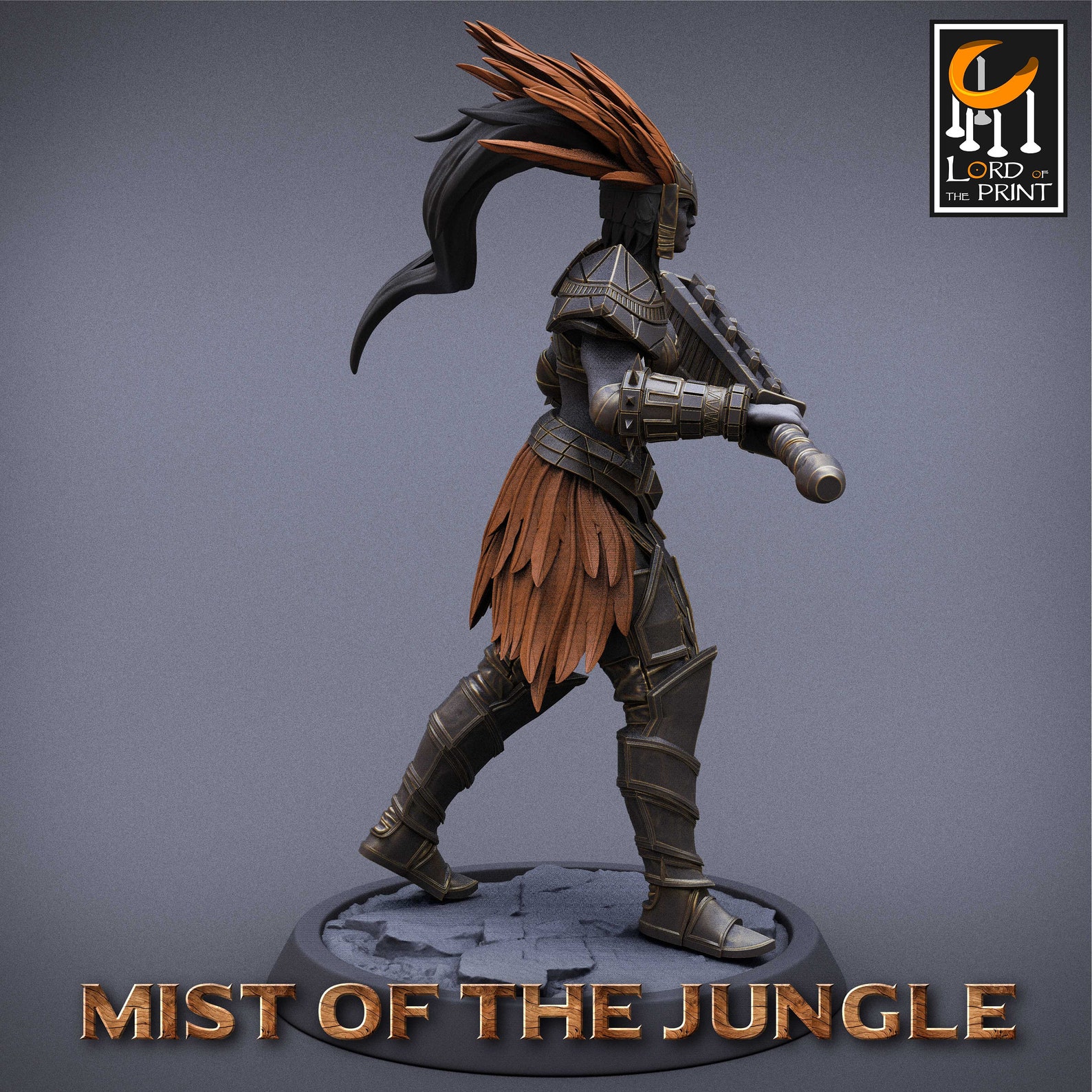 Amazon Heavy Soldier With Mace - Walk - Mist of the Jungle - Lord of ...