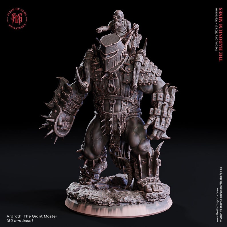 Ardoth the Giant Master the Hadonium Mines Flesh of Gods - Etsy