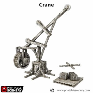 Crane - Cities of Ramshackle and Ruin - Printable Scenery - Terrain ...