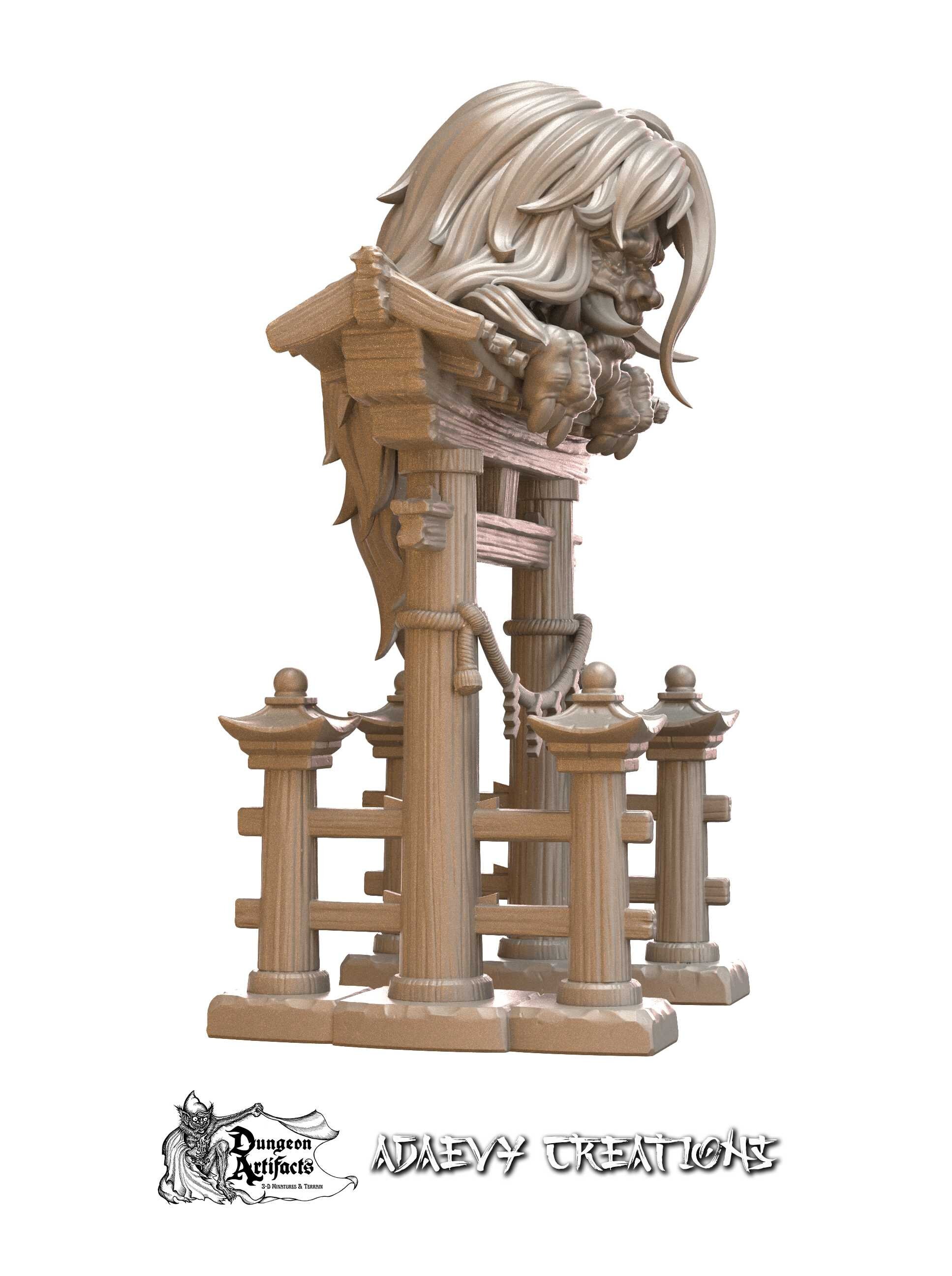 Otoroshi the Yokai Encounter Adaevy Creations Wargaming - Etsy