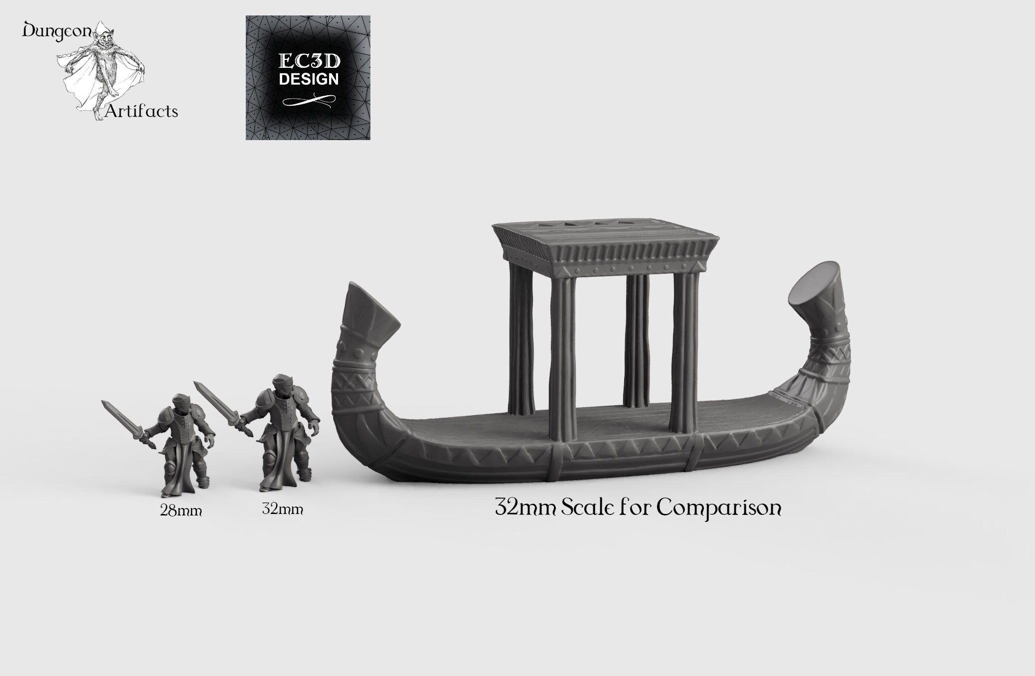 Egyptian Barge - 28mm 32mm Empire of Scorching Sands Wargaming Terrain ...