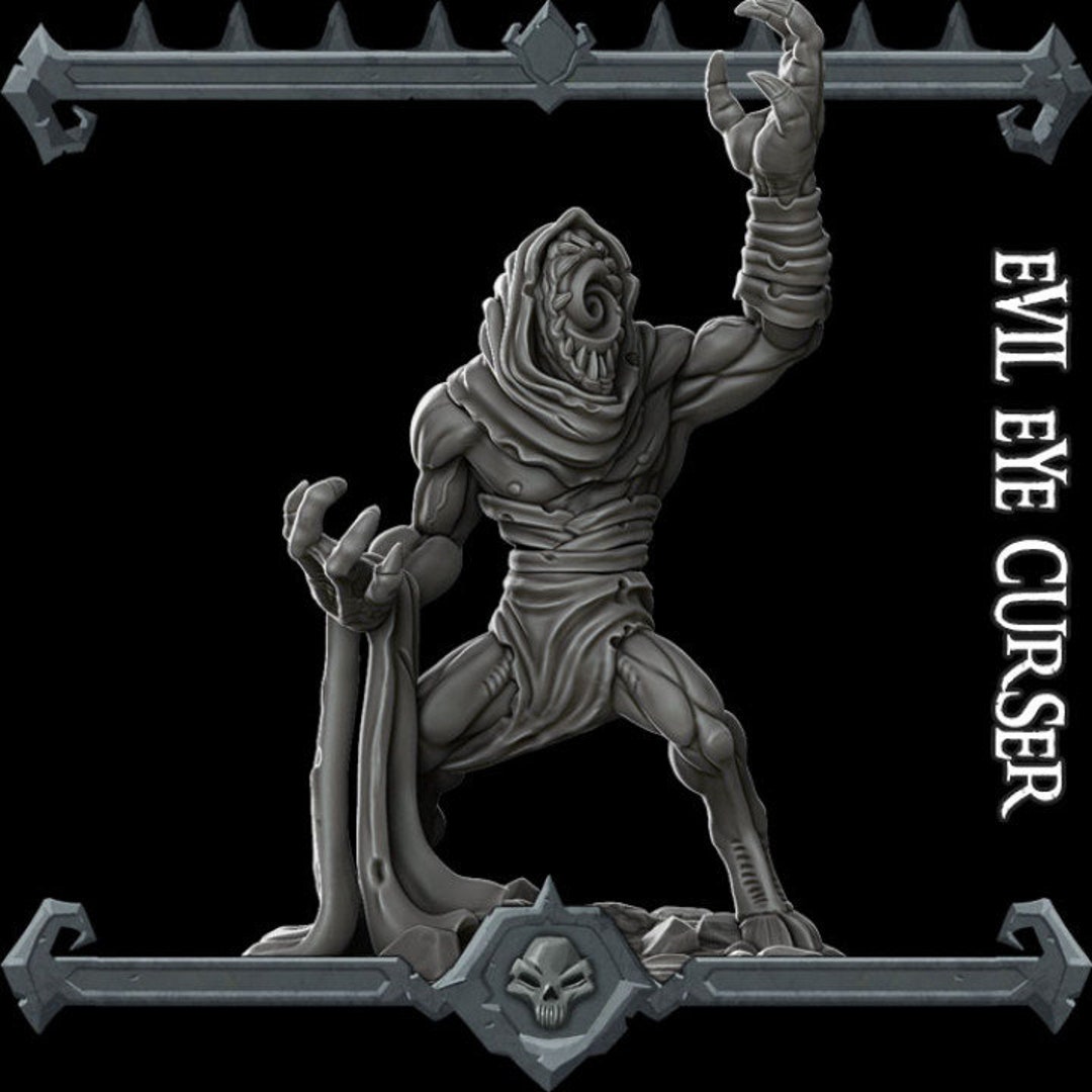 Evil Eye Curser Wargaming Miniatures Monster Rocket Pig Games D&D Dnd ...