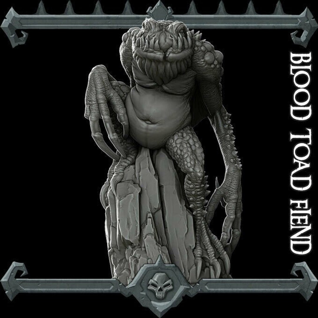 Blood Toad Fiend - Rocket Pig Wargaming D&D Dnd - Etsy