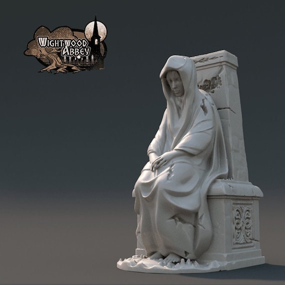The Lady Shannon Statue 28mm 32mm Wightwood Abbey Wargaming | Etsy