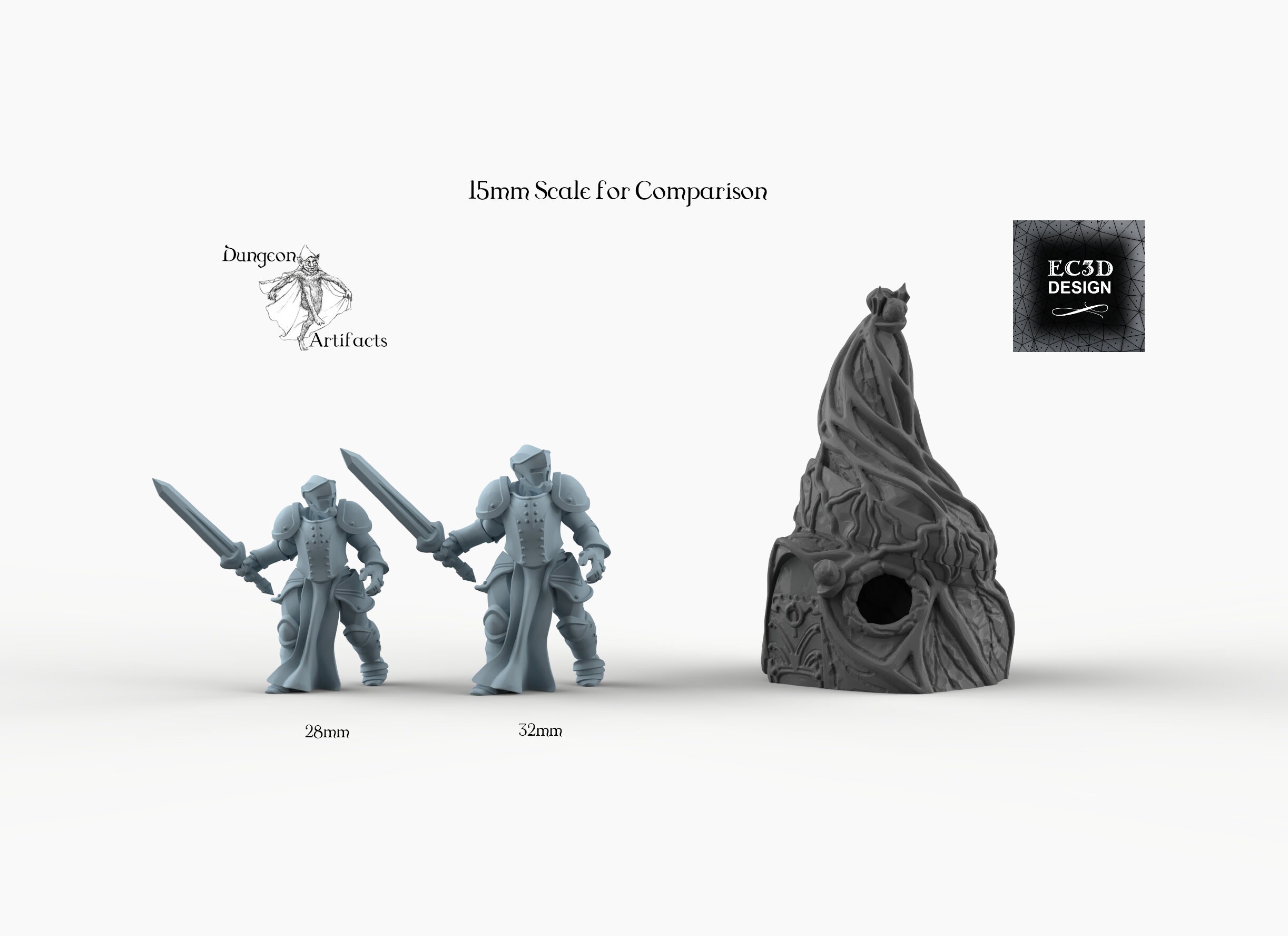 Dark Elf Small Organic House - Skyless Realms 15mm 28mm 32mm Wargaming ...