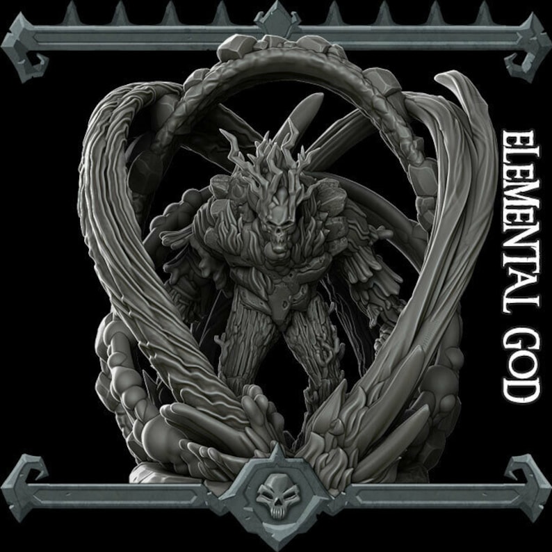 Elemental God - Wargaming Miniatures Rocket Pig Games D&D Dnd ...