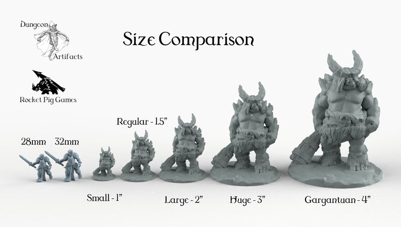 Giant Ice Cyclops - Wargaming Miniatures Monster Rocket Pig Games D&D ...