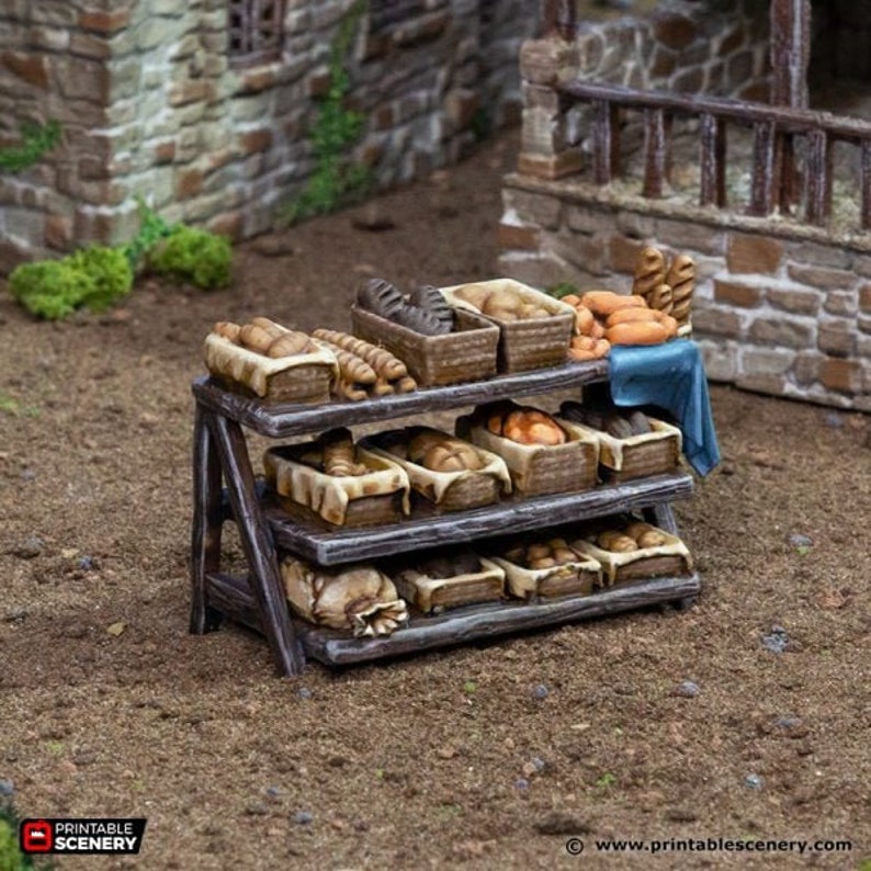 Baker - King and Country - Printable Scenery Wargaming D&D Dnd 28mm ...