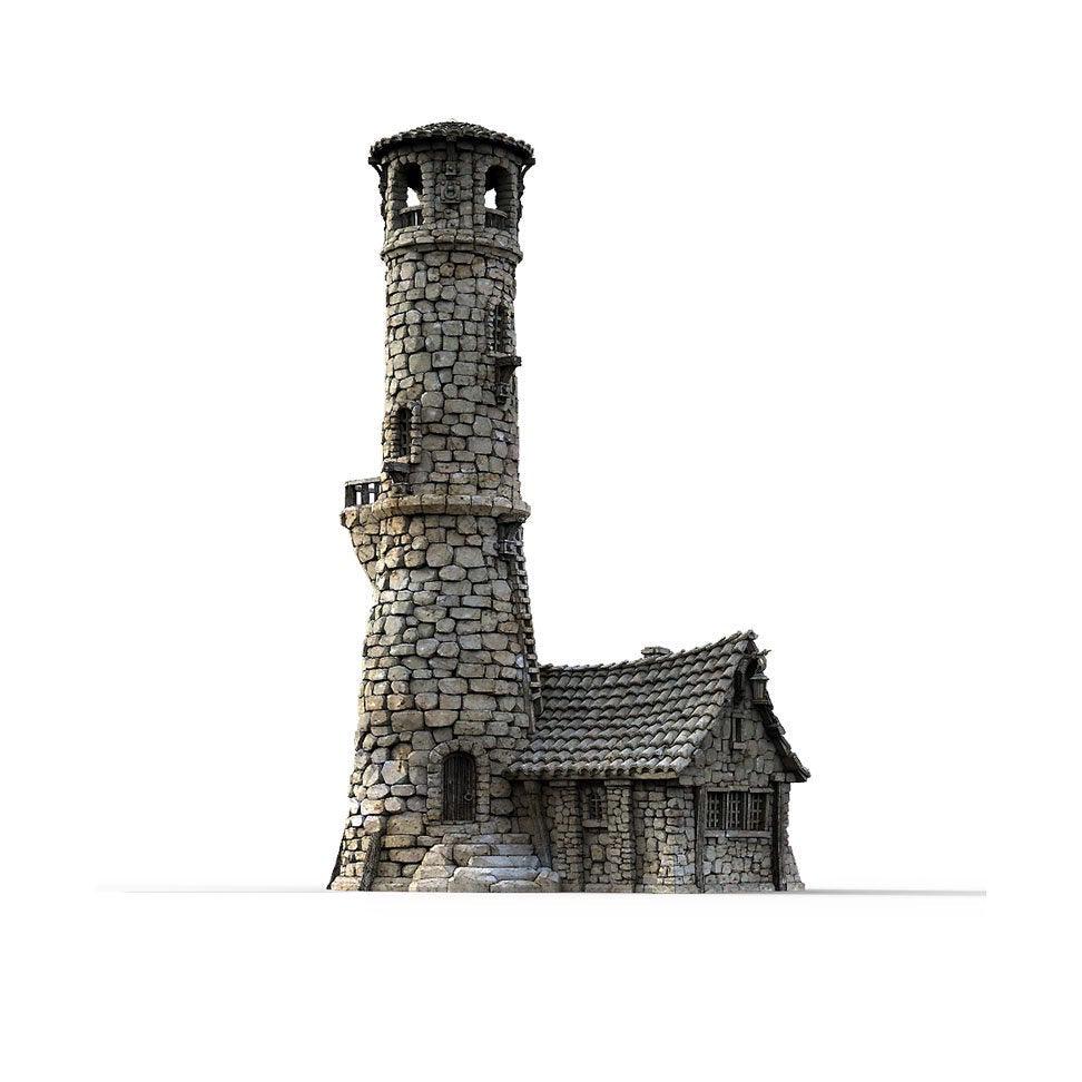 The Lighthouse - the Lost Islands Printable Scenery - Pirates ...