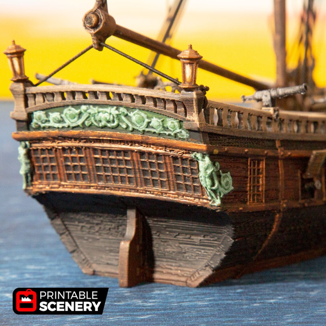 The Lost Islands - the Brig - 15mm 28mm 32mm Wargaming Terrain ...