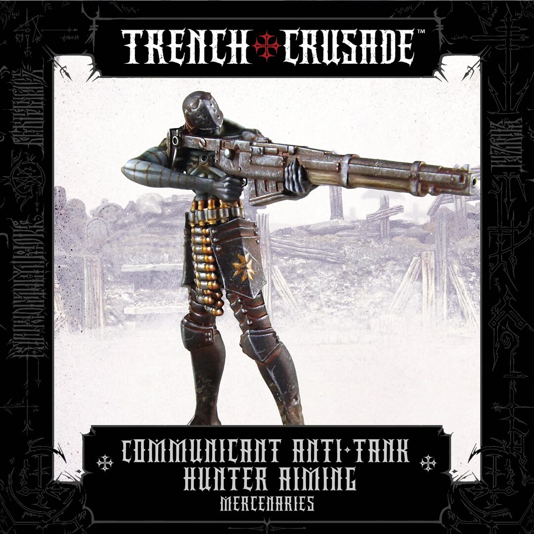Mercenaries Communicant Anti-tank Hunter (aiming) - Trench Crusade - Etsy