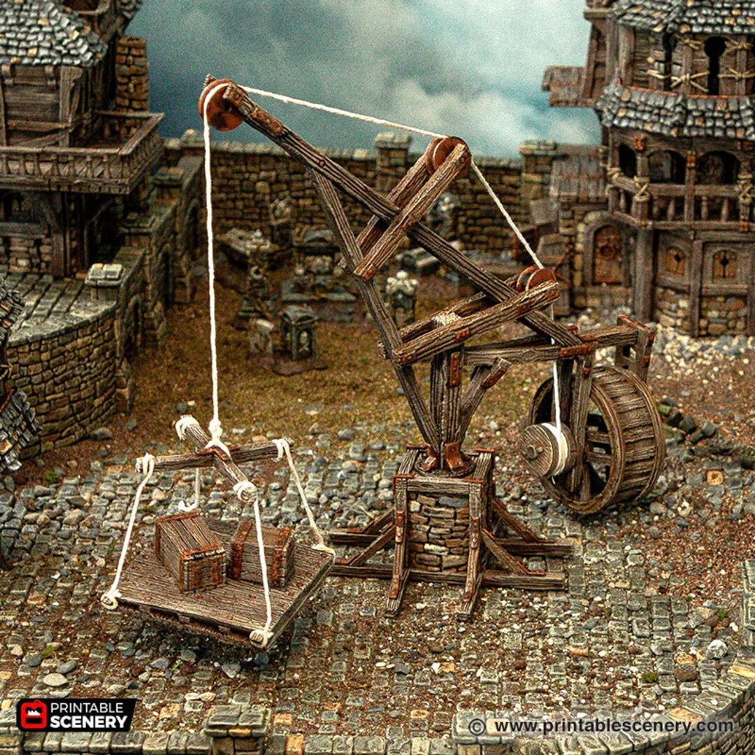 Crane - Cities of Ramshackle and Ruin - Printable Scenery - Terrain ...