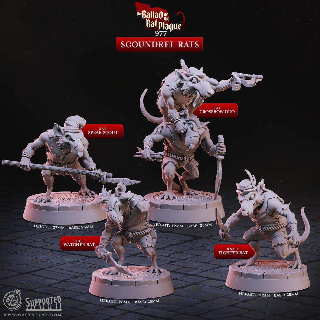 Scoundrel Rats - the Ballad of the Rat Plague - Castnplay - Terrain ...